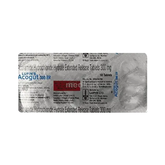 Buy Acogut 300 Er Tablet 10s Online at Best Price | Medkart