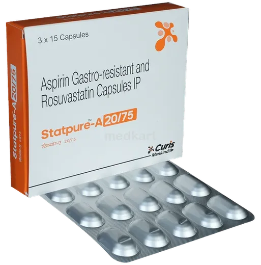 STATPURE A 20/75MG CAPSULE 15'S Price, Uses, Side Effects & Substitutes ...