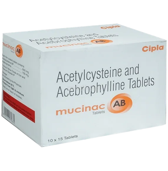 MUCINAC AB TABLET 15'S | Price, Uses, Side Effects, Composition ...