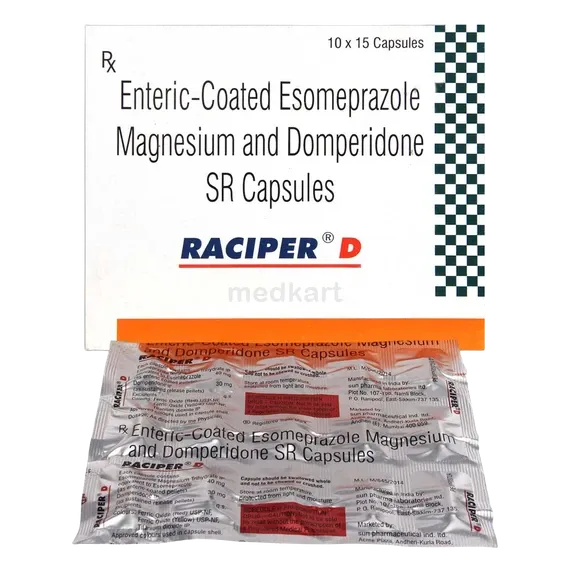 RACIPER D 40MG CAPSULE 15'S Price, Uses, Side Effects & Substitutes ...