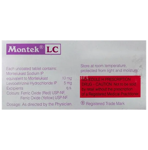 Buy Montek Lc Tablet Online at Best Price – Generic Alternative | Medkart