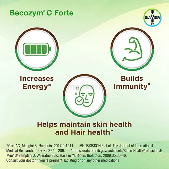 Buy Becozyme C Forte Tablet Online at Best Price – Generic Alternative ...