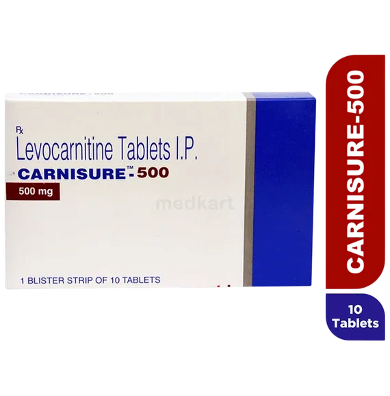 Carnisure 500mg Tablet 10s – Price & Generic | Medkart