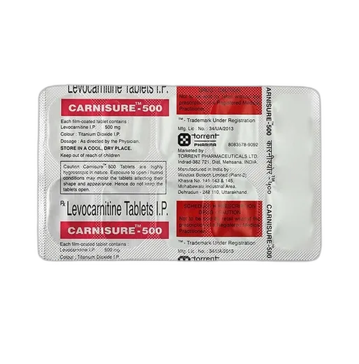 Carnisure 500mg Tablet 10s – Price & Generic | Medkart