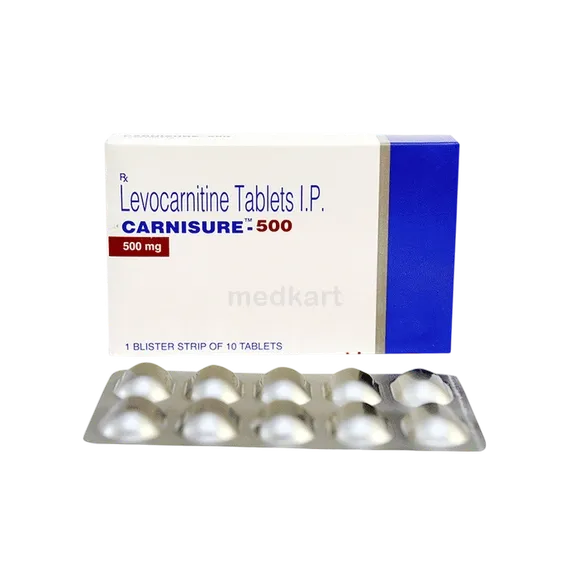 Carnisure 500mg Tablet 10s – Price & Generic | Medkart