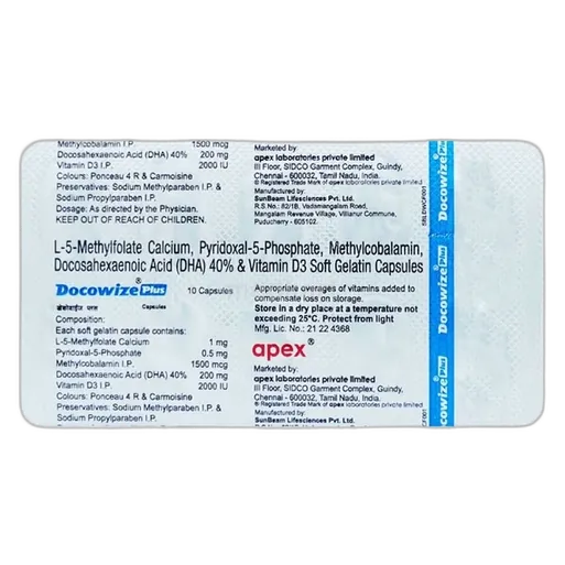 Buy DOCOWIZE PLUS CAPSULE 10'S at Best Price | Medkart