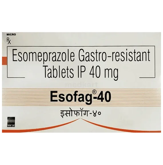 ESOFAG 40MG TABLET 15'S Price, Uses, Side Effects & Substitutes | Medkart