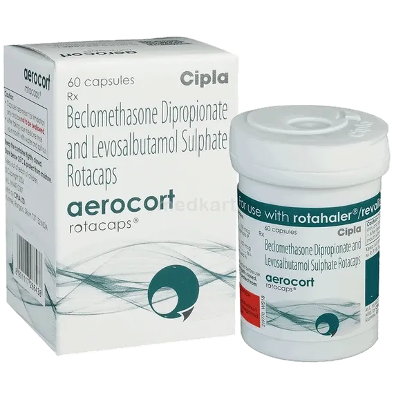 AEROCORT ROTOCAP 60'S Price, Uses, Side Effects & Substitutes | Medkart