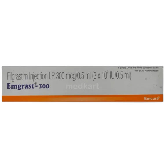 Buy Emgrast 300 Injection Online at Best Price | Medkart