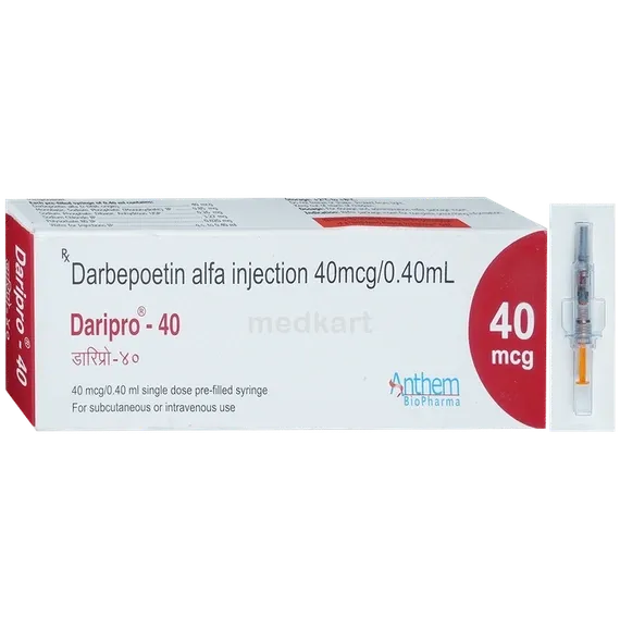DARIPRO 40 INJECTION Price, Uses, Side Effects & Substitutes | Medkart