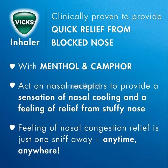 Buy Vicks Inhaler 0.5 Ml Online at Best Price – Generic Alternative ...