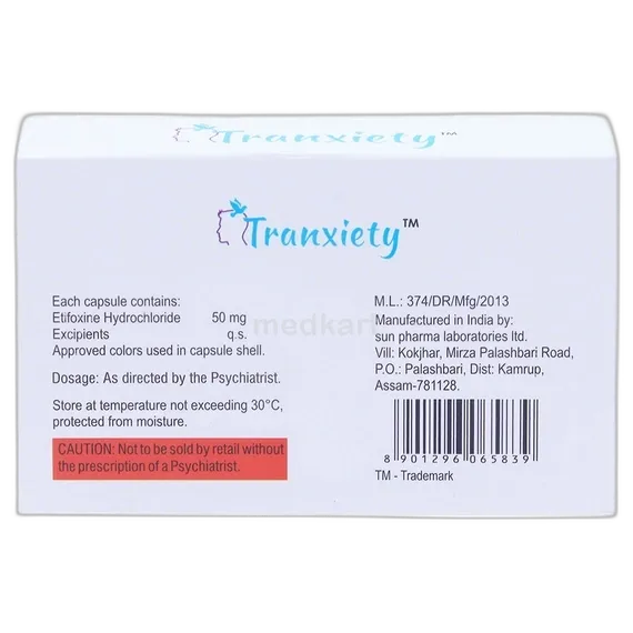 Buy Tranxiety Capsule 10s Online at Best Price | Medkart