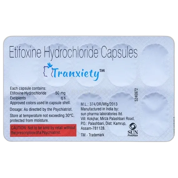 Buy Tranxiety Capsule 10s Online at Best Price | Medkart