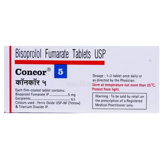 Buy Concor 5mg Tablet 10s Online at Best Price | Medkart