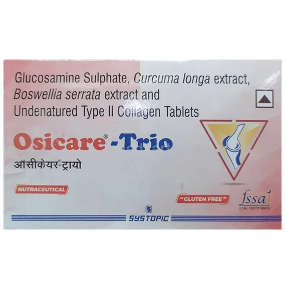 OSICARE TRIO TABLET 10'S Price, Uses, Side Effects & Substitutes | Medkart