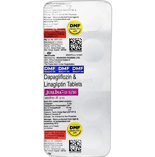 Buy Juslina D 5 10 Tablet Online at Best Price | Medkart