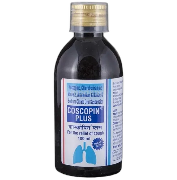 Buy Coscopin Plus Syp 100ml Online at Best Price | Medkart