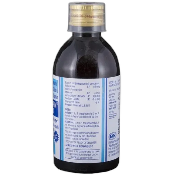 Buy Coscopin Plus Syp 100ml Online at Best Price | Medkart