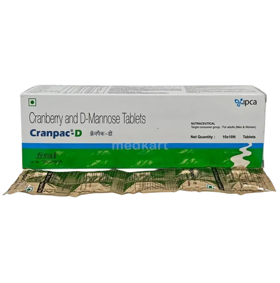 Cranpac D Tablet 10's | Price, Uses & Side Effects | Medkart