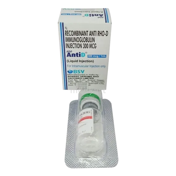 ANTI D 300MCG/ML INJECTION PFS Price, Uses, Side Effects & Substitutes ...
