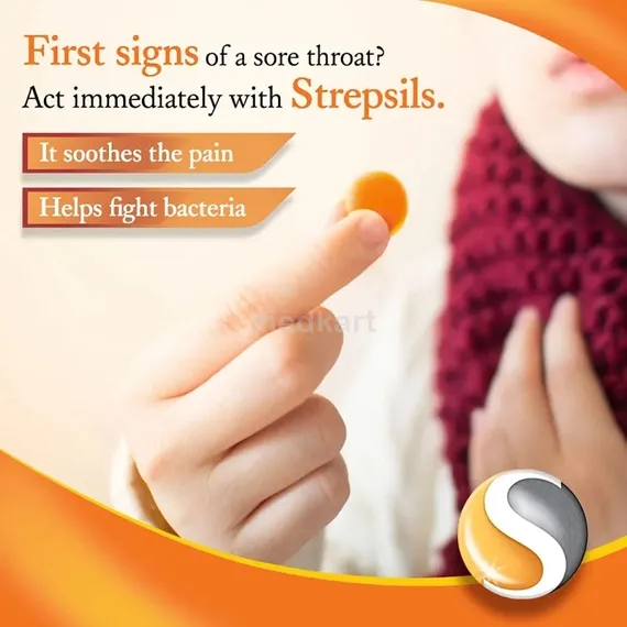 Buy Strepsils Orange Lozenges Tablet Online at Best Price – Generic ...