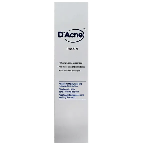 D ACNE PLUS GEL 15 GM Price, Uses, Side Effects & Substitutes | Medkart