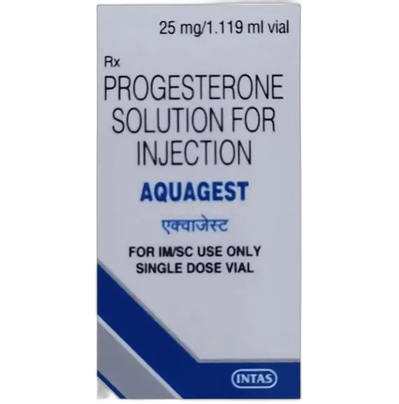 AQUAGEST 25MG INJECTION Price, Uses, Side Effects & Substitutes | Medkart