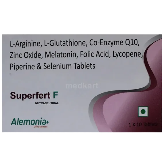 SUPERFERT F TABLET 10'S Price, Uses, Side Effects & Substitutes | Medkart
