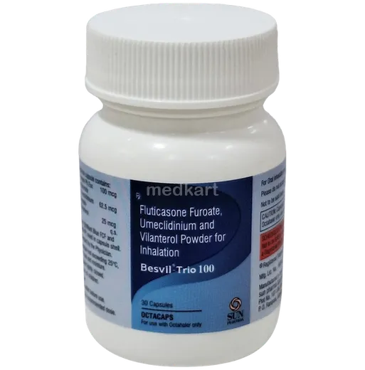 Buy Besvil Trio 100 Octacaps Online at Best Price | Medkart