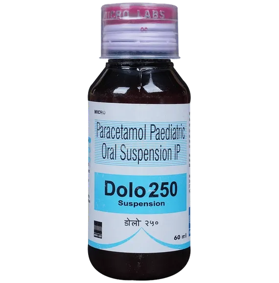 DOLO 250 SUSPENSION 100 ML Price, Uses, Side Effects & Substitutes ...