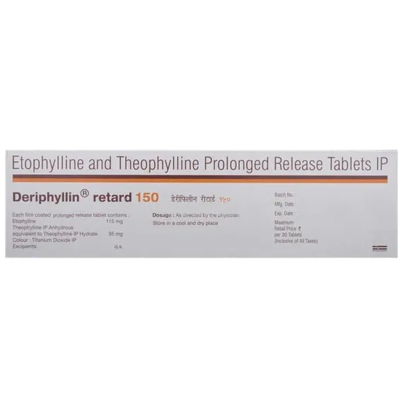 Buy Deriphyllin R 150mg Tablet Online at Best Price – Generic ...