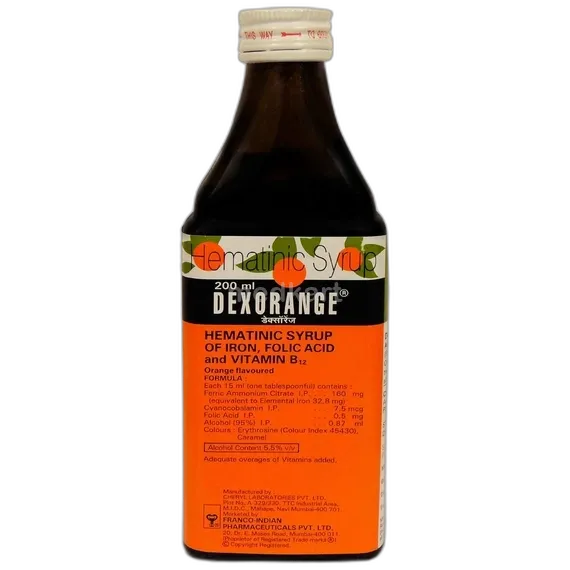 Dexorange Syrup – Price, Generic Alternative & Buy Online | Medkart