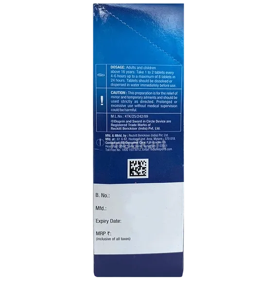 Buy Disprin 325mg Tablet Online at Best Price – Generic Alternative ...