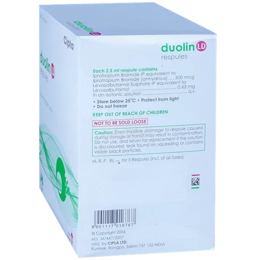 Buy Duolin Ld Respules 2.5 Ml X 5 Online at Best Price – Generic ...