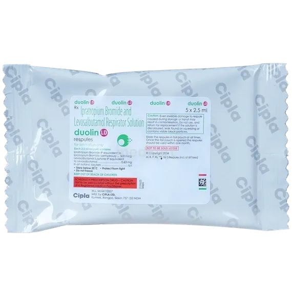 Buy Duolin Ld Respules 2.5 Ml X 5 Online at Best Price – Generic ...