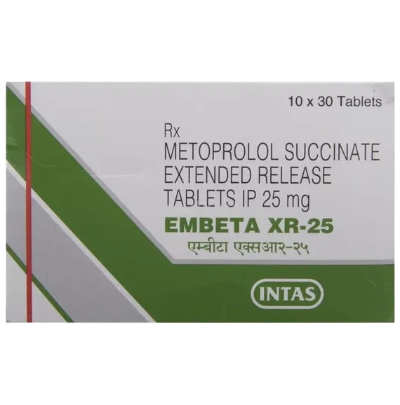 Buy Embeta Xr 25mg Tablet 30s Online at Best Price | Medkart