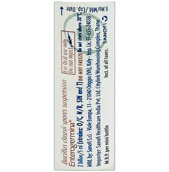 Enterogermina Oral Suspension 5 Ml | Medkart