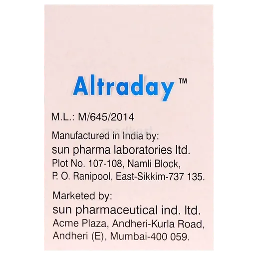 Buy Altraday Capsule 10s Online at Best Price | Medkart