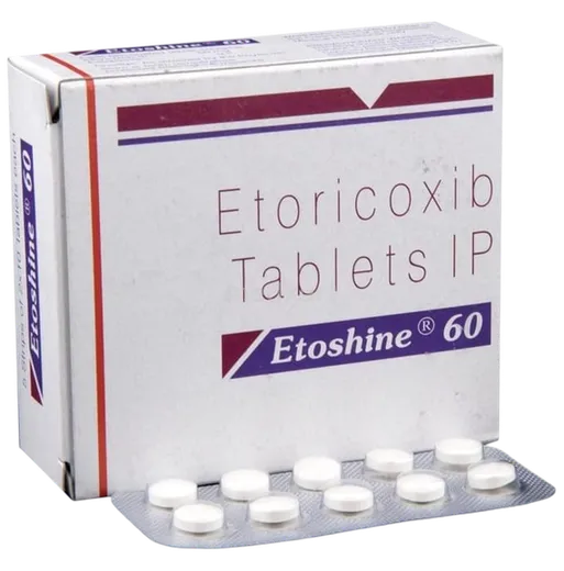 Buy Etoshine 60Mg Tablet 10S Online at Best Price | Medkart