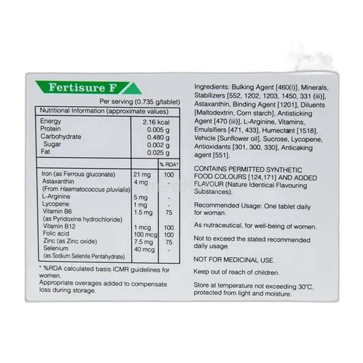 Buy Fertisure F Tablet Online at Best Price – Generic Alternative | Medkart
