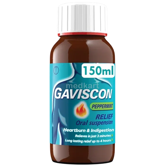 Buy Gaviscon Pep Syp 150ml Online at Best Price | Medkart