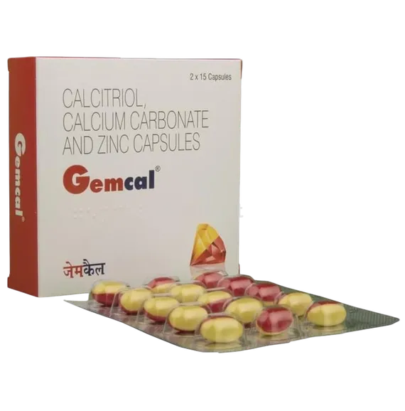 Buy Gemcal Capsule 15s Online at Best Price | Medkart