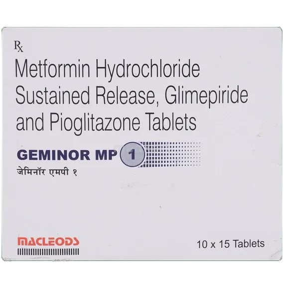 GEMINOR M 1MG TABLET 15'S Price, Uses, Side Effects & Substitutes | Medkart