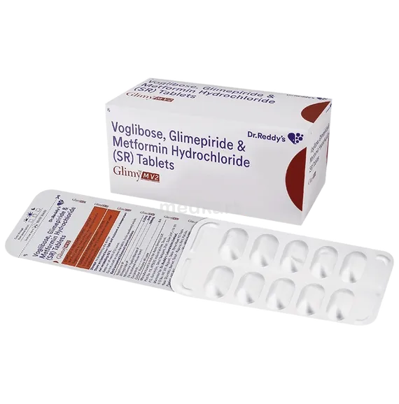 Buy Glimy Mv2 Tablet 10s Online at Best Price | Medkart