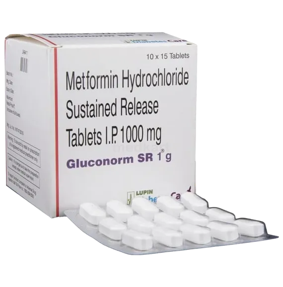 GLUCONORM SR 1000MG TABLET 15'S Price, Uses, Side Effects & Substitutes ...