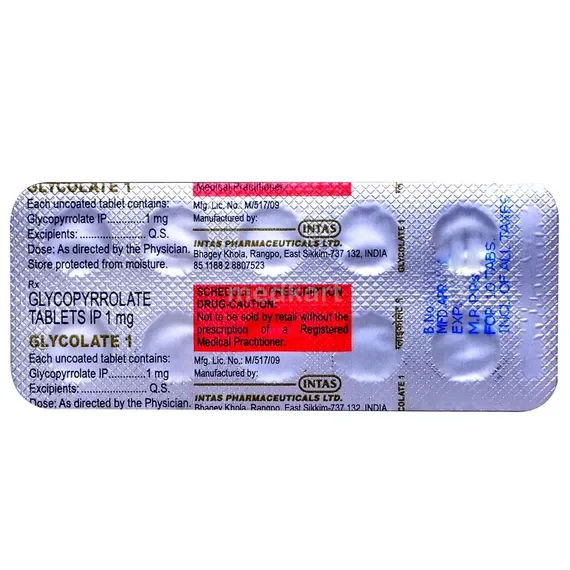 GLYCOLATE 1MG TABLET 10'S Price, Uses, Side Effects & Substitutes | Medkart
