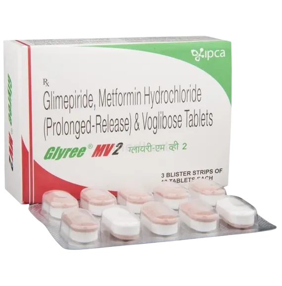 GLIMY MV2 TABLET 10'S Price, Uses, Side Effects & Substitutes | Medkart