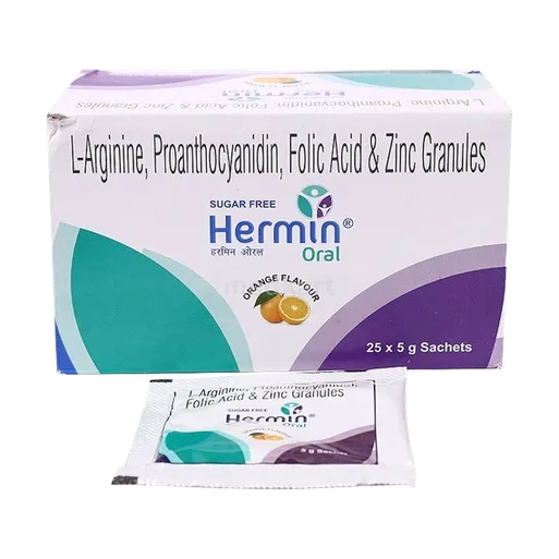 HERMIN ORAL GRANULES 5 GM Price, Uses, Side Effects & Substitutes | Medkart
