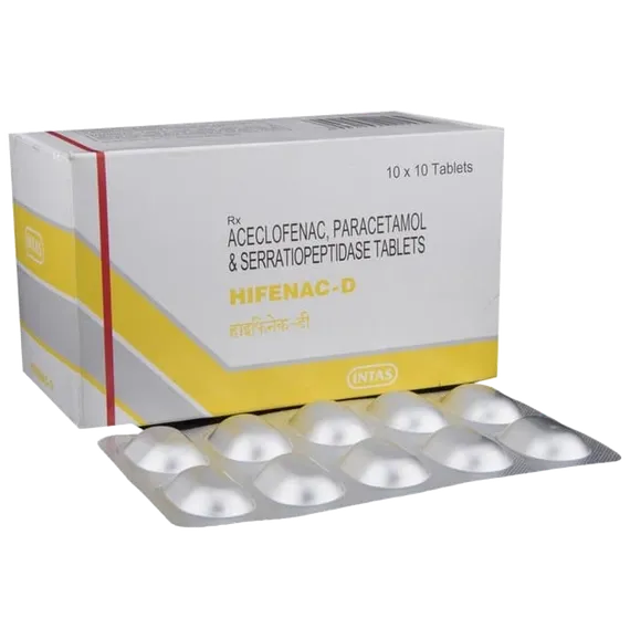 Buy Hifenac D Tablet Online at Best Price | Medkart