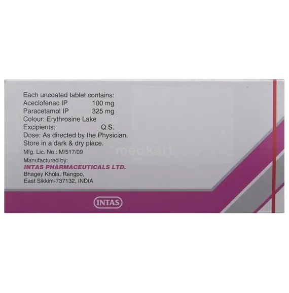 Buy Hifenac P Tablet Online at Best Price – Generic Alternative | Medkart